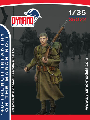 Dynamo-Models 35022 '40 - French Infantry On The March No.1