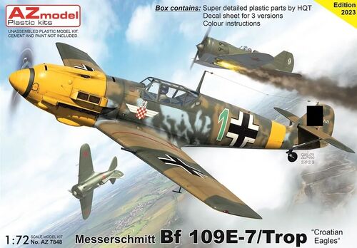 AZ-Model 7848 Messerschmitt Bf 109E-7/Trop "Croatian Eagles"