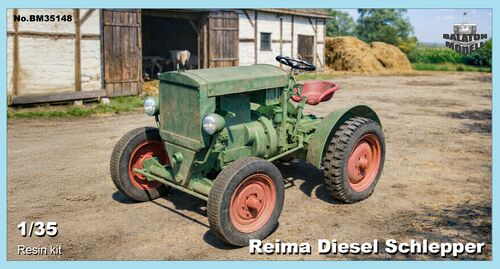 Balaton Modell BM35148 Reima Diesel Schlepper (Black Cat Customs)
