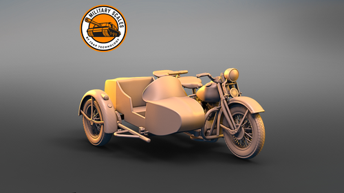 IDAP Technology PMI0073B Harley Davidson EL with side car