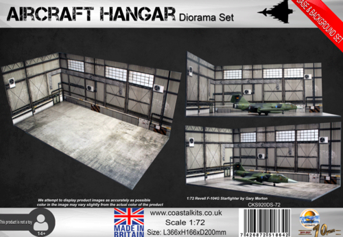Coastal kits S920DS-72 Hangar Diorama Set