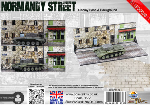 Coastal kits S736-72 Normandy Street Base & Background
