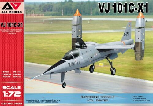 A & A Models 7203 VJ101C-X1 Supersonic VTOL fighter