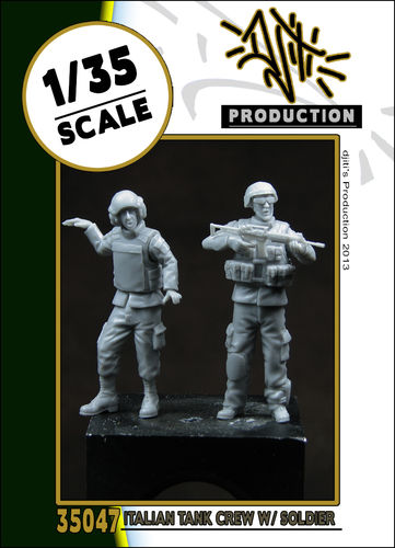 Djiti's production 35047 Italian Tank Crew with Soldier