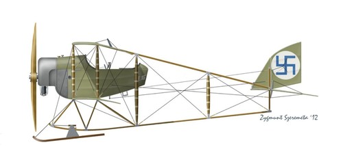 Choroszy Modelbud A216 CAUDRON G-III Finnish Air Force
