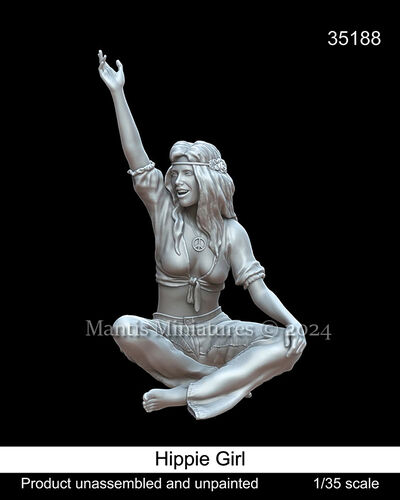 Mantis Miniatures 35188 Hippie Girl