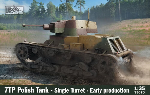 IBG 35070 7TP Polish Tank Single Turret - Early Production