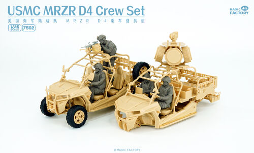 Magic Factory 7502 USMC MRZR D4 Crew Set (Resin Figures)
