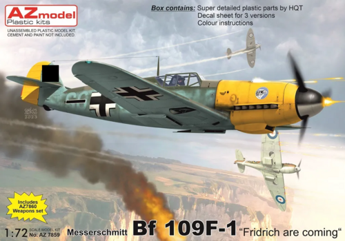 AZ-Model 7859 Messerschmitt Bf 109F-1 'Fridrich Are Coming'