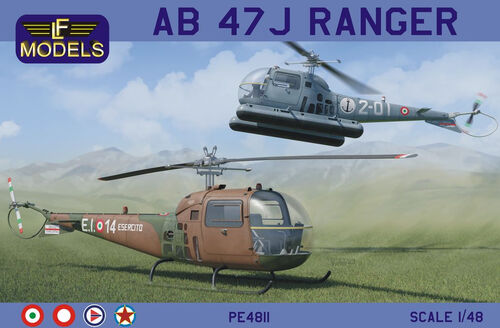 LF Models PE4811 AB 47J Ranger (Italian Navy, Army, Yugoslavia, Danmark, Norway AF)