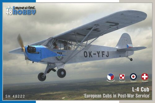 Special Hobby 48222 L-4 Cub 'European Cubs in Post-War Service'