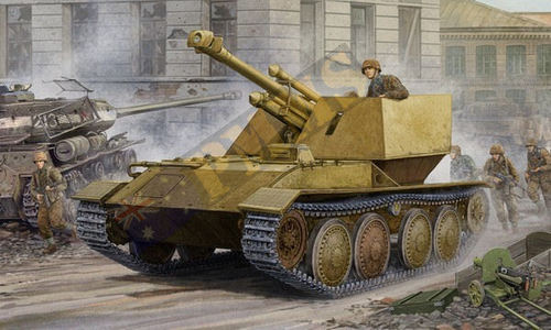 Trumpeter 01586 Krupp/Ardelt Waffentrager 105mm leFH-18