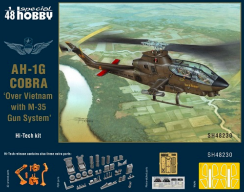 Special Hobby 48230 AH-1G Cobra "Over Vietnam with M-35 Gun System" Hi-Tech