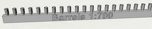 L'Arsenal 2.0 AC700100 Barrels (60 pcs)
