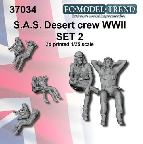 FC ModelTrend 37034 SAS desert jeep crew, set 2