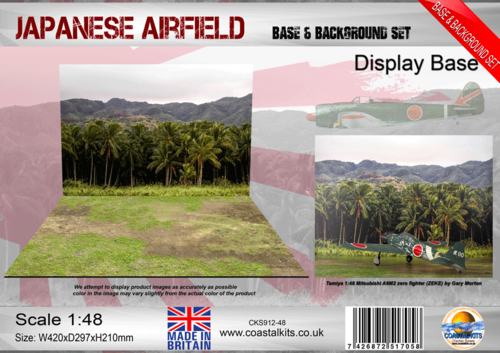 Coastal kits S912-48 Japanese Airfield Base & Background