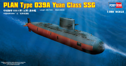 Hobby Boss 83510 Chinese PLAN Type 039A Yuan Class Submarine SSG