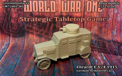 Tank Models Hobby Shop GM72001-WG Ehrhardt E-V/ 4 1915 German armoured car