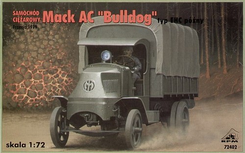 RPM 72402 American IWW truck MACK AC Bulldog Type EHC (late) France 1919