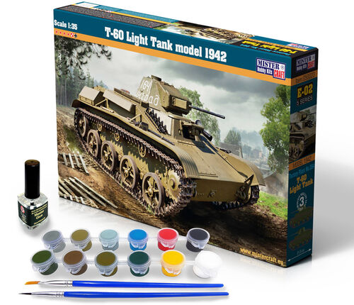 MisterCraft E02s T-60 Light Tank model 1942 - Model Set