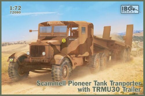 IBG 72080 Scammell Pioneer Tank Transporter with TRMU30 Trailer