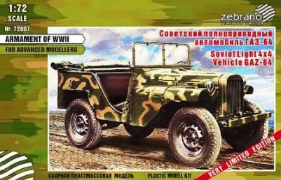 Zebrano 72007 Soviet light 4x4 vehicle GAZ-64