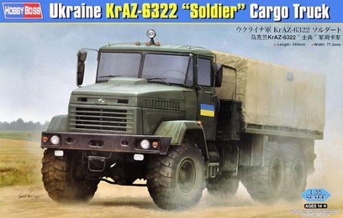 Hobby Boss 85512 Ukraine KrAZ-6322 "Soldier" Cargo Truck