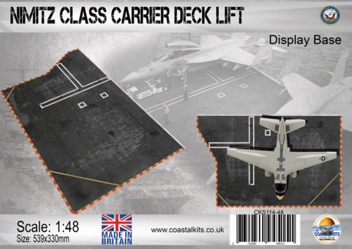 Coastal kits S114-48 Nimitz Class Carrier Deck Lift 539 x 330mm