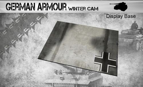 Coastal kits AFV401-72 Small German Armour Winter Cam Display Base 148 x 105mm