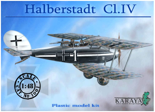 KARAYA 1001 Halberstadt Cl.IV – plastic, resin, PE (short fusealge)