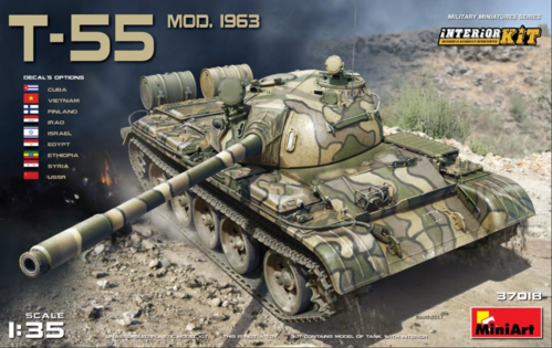 MiniArt 37018 T-55 mod. 1963 w/interior