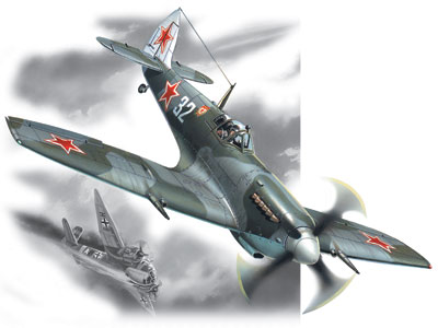ICM 48066 Spitfire LF.IXE WWII Soviet Air Force Fighter