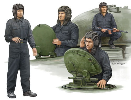 Trumpeter 00435 Soviet tank crew