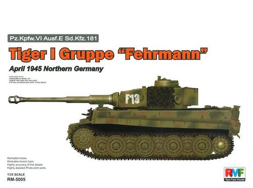 Rye Field Model RM-5005 Tiger I Gruppe "Fehrmann" April 1945 Northern Germany