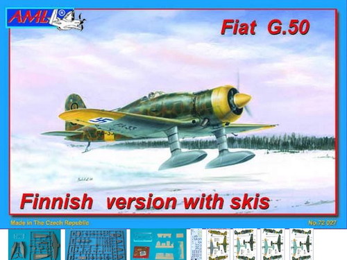 AML 72027 Fiat G.50 Finnish Version With Skis