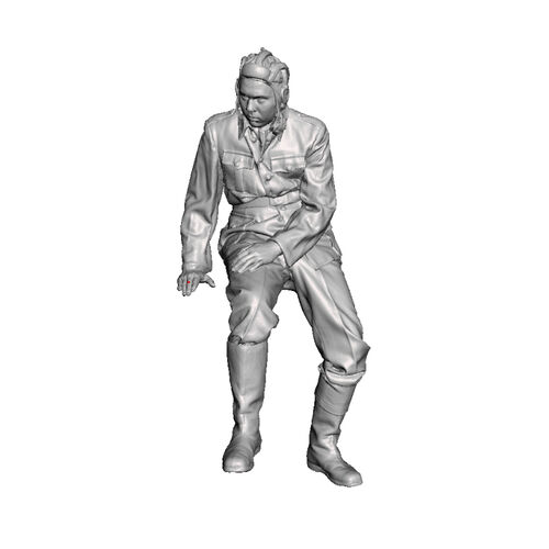 3d Scale Model Universe 16F008 Finnish WW2 Tank Crewman on Rest