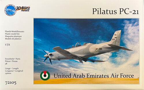3D Blitz 72105 Pilatus PC-21 - United Arab Emirates Air Force