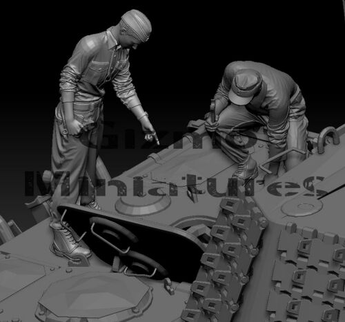 FOCUS MINIATURES 3503 Engin Failure (2 figures)