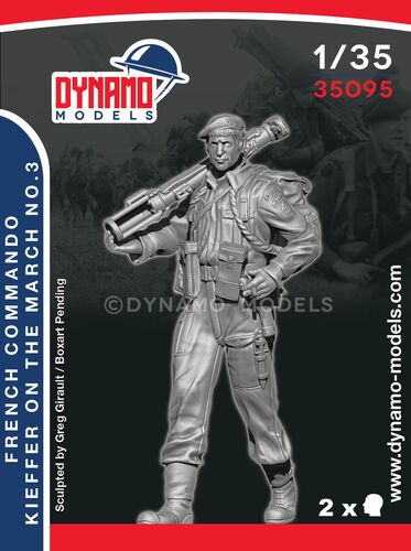 Dynamo-Models 35095 French Commando Kieffer On The March No.3