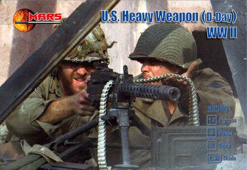 Mars 32040 US WWII Infantry with Heavy Weapons - D-Day