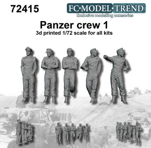 FC ModelTrend 72415 Panzer crew, set 1