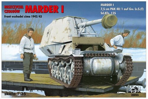 RPM 35055 Tank-destroyer Marder I 7,5 cm PAK 40/1 auf Lr.S.(f) SdKfz 135 (Eastern Front 1942/1943)