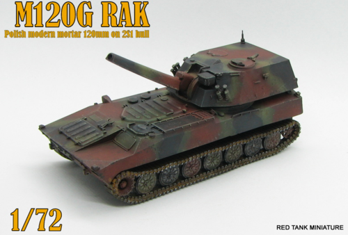 RED TANK MINIATURE 72045 M120G Rak