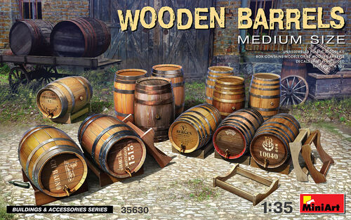 MiniArt 35630 Wooden Barrels Medium Size