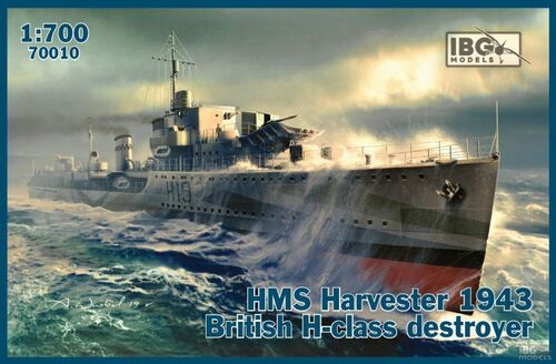 IBG 70010 HMS Harvester 1943 British H-class destroyer