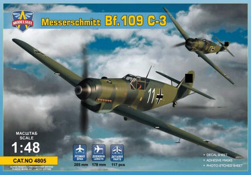 Modelsvit 4805 Messerschmitt Bf-109C-3