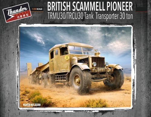 Thunder Models 35200 British Scammell Pioneer TRMU30/TRCU30 Tank Transporter 30 ton