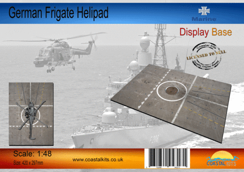 Coastal kits S174-48 German Frigate Helipad 420 x 297mm
