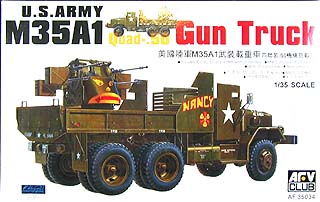AFV Club 35034 M35A1 Quad-.50 GUN TRUCK