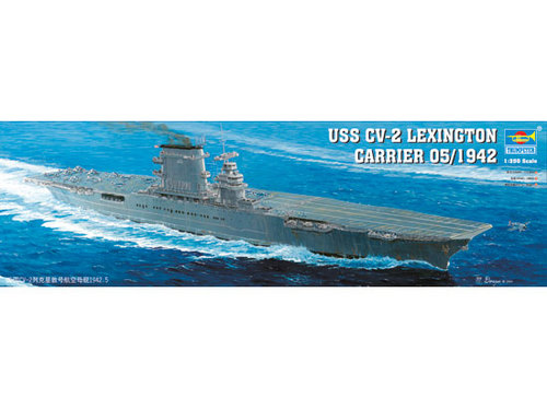 Trumpeter 05608 USS CV-2 Lexington carrier 05/1942